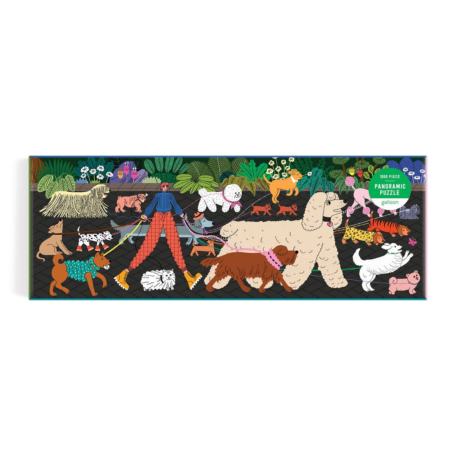 Dog Walk 1000 Piece Panoramic Puzzle – Silly Daisy